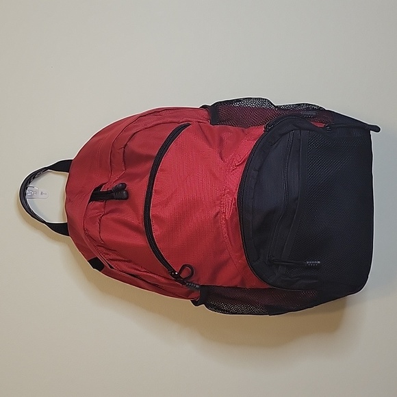 Bags | Black And Red Backpack | Poshmark